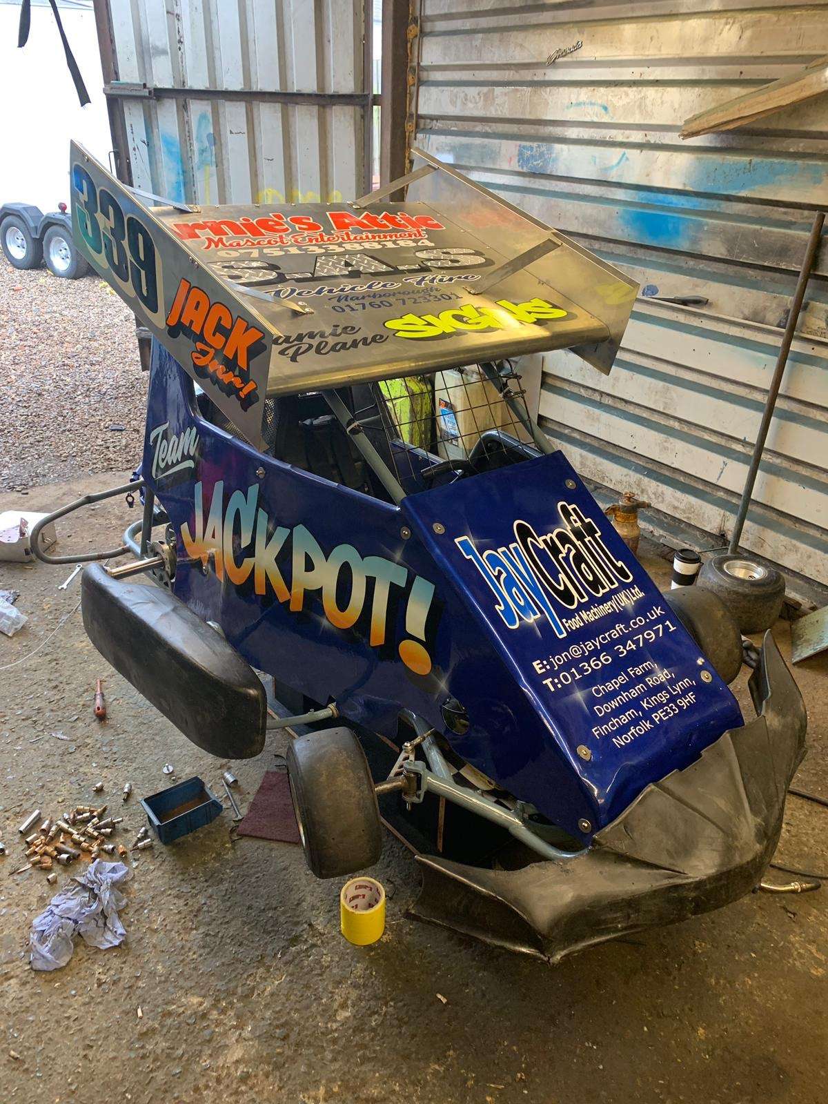 Jaycraft sponsors local Go-Kart | New and Used Food Machinery Supplier